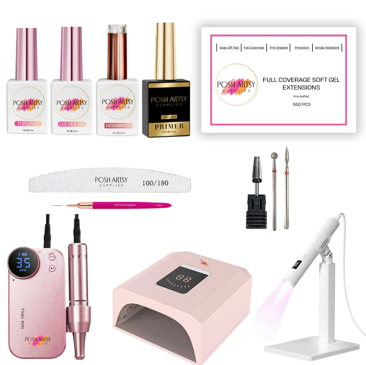 Gel X Full Kit – Posh Artsy Supplies